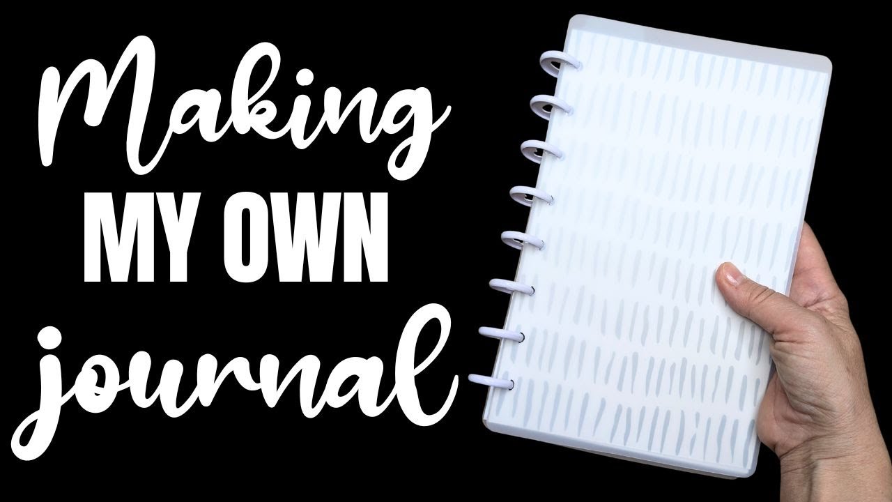 MAKING MY 2025 HALF LETTER JOURNAL DISCBOUND - DIY HAPPY PLANNER - YouTube