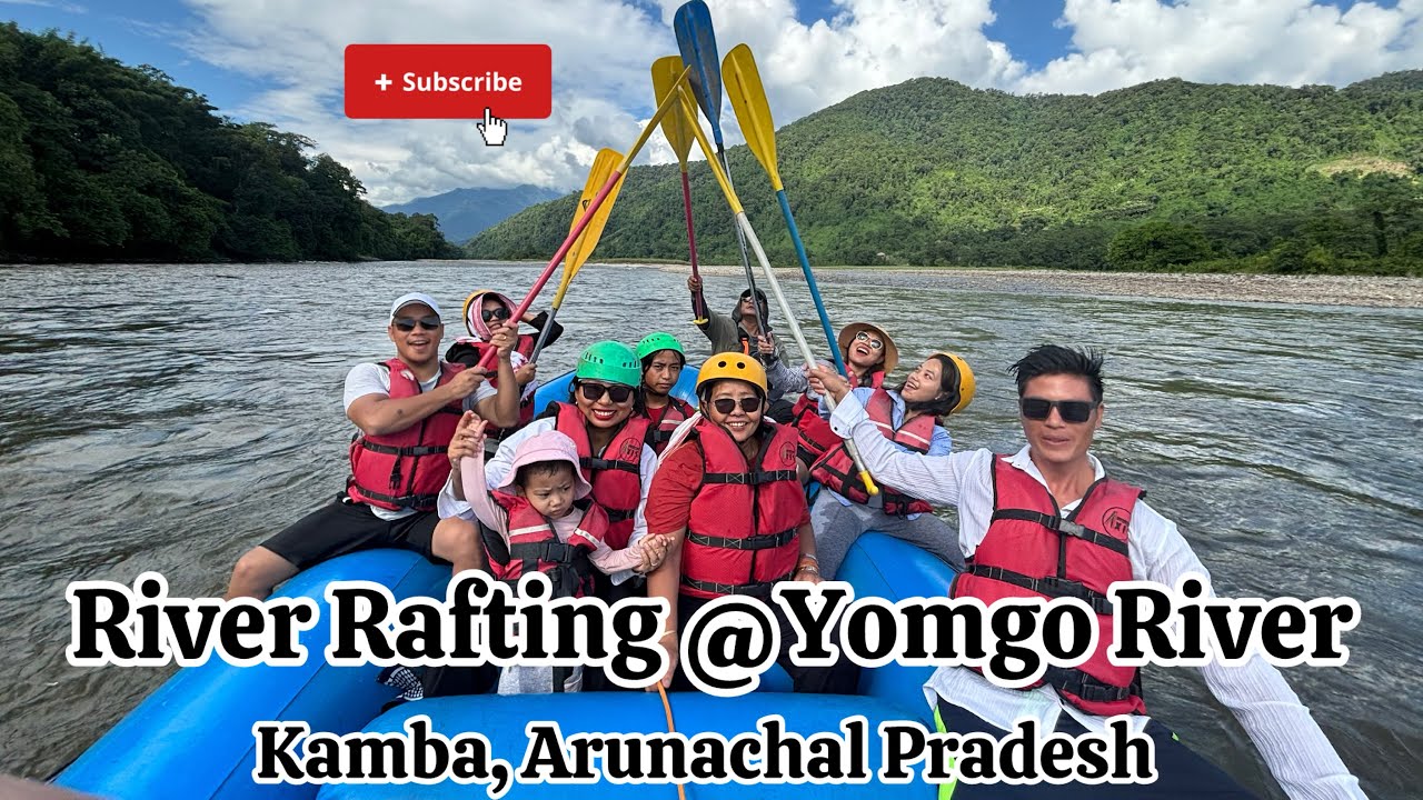White water rafting in Yomgo River, Kamba, Arunachal Pradesh with ...