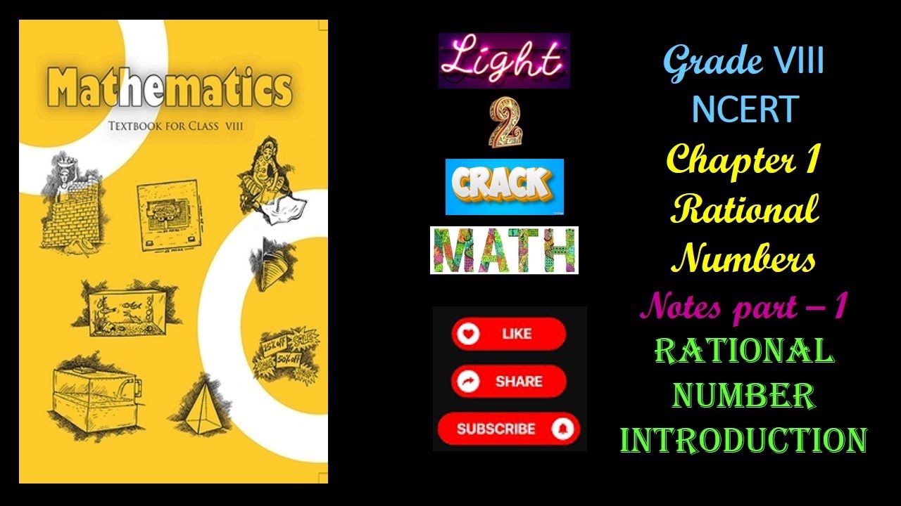 NCERT Grade 8:Rational Numbers - YouTube