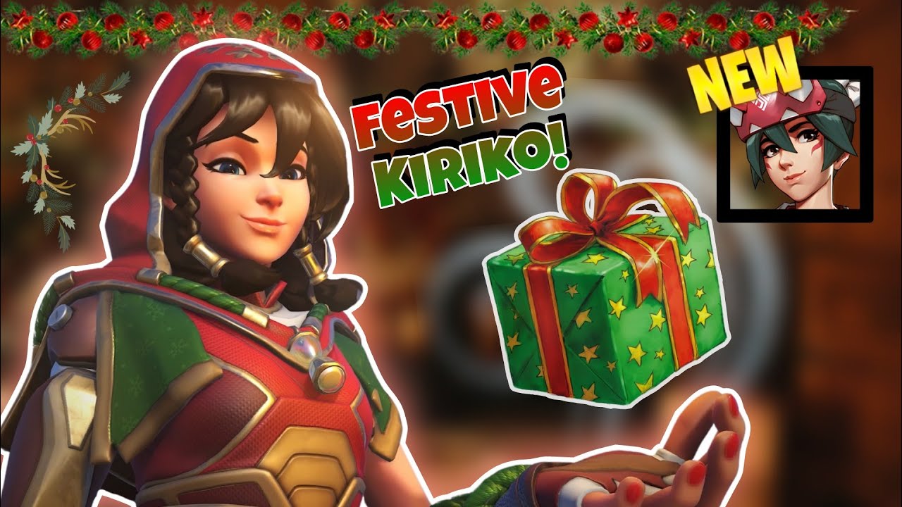 NEW!! Festive Kiriko Skin Showcase - Overwatch 2 - YouTube