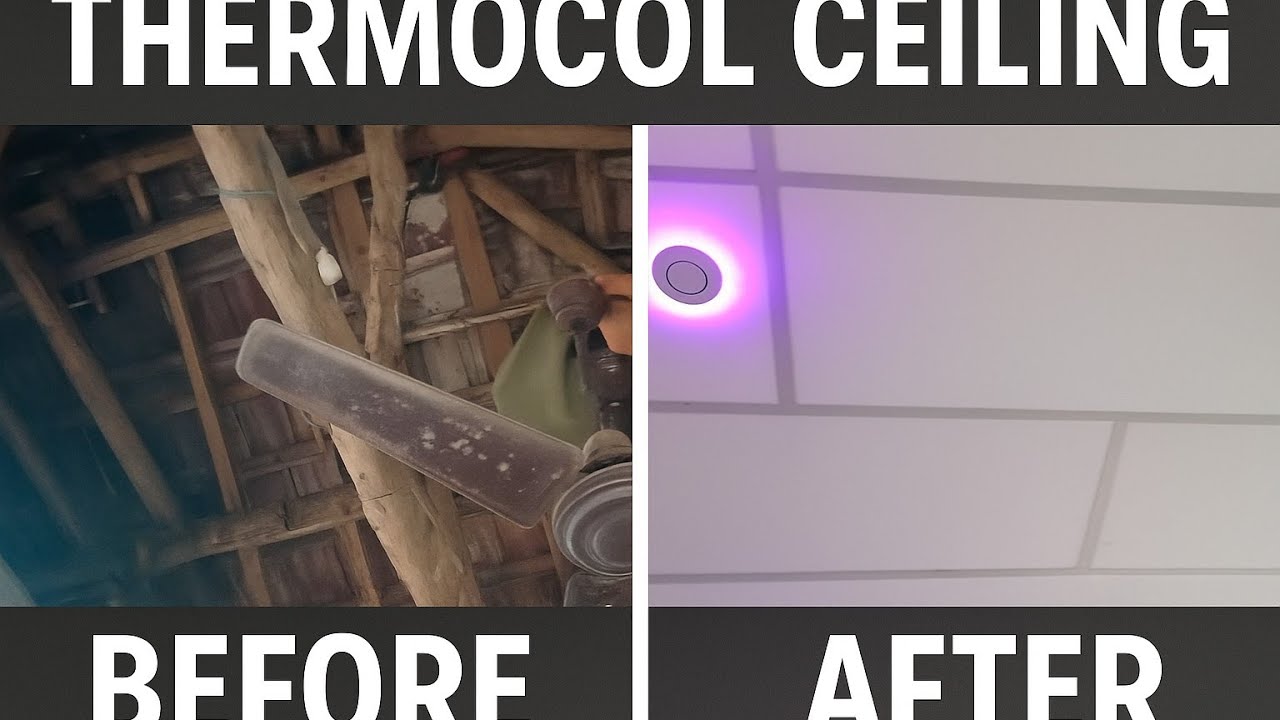 How to Install Thermocol Ceiling Step-by-Step | Easy DIY Guide - YouTube