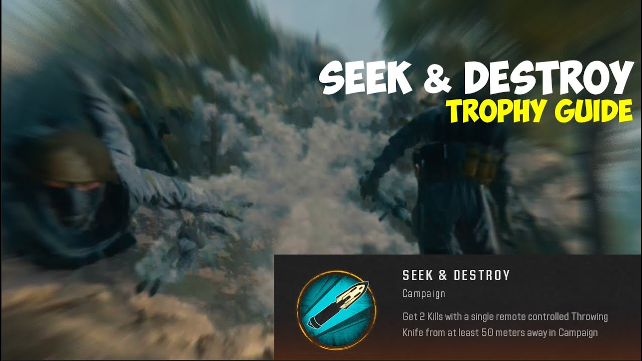 Call of Duty Black Ops 6 - Seek & Destroy Achievement / Trophy Guide ...