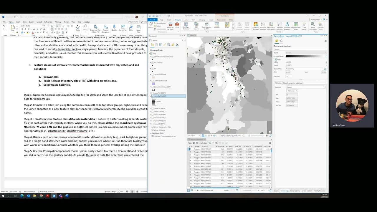 Lab 4 part 2 - Mapping Social Vulnerability and Environmental Hazards in UT - YouTube