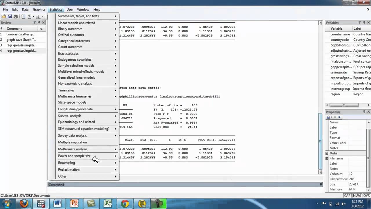 Multiple Regression In Stata YouTube Multiple Regression In Stata YouTube