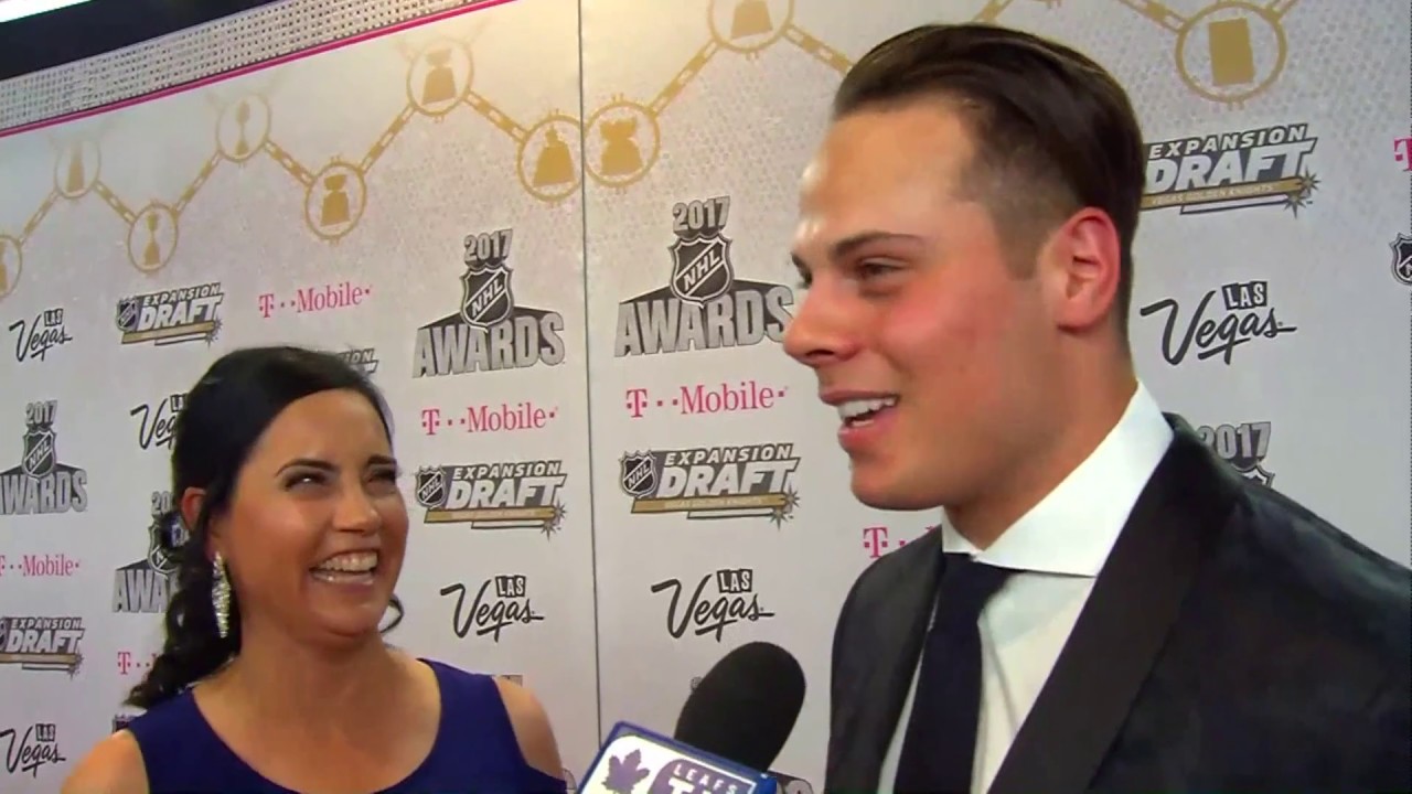 NHL Awards | Auston and Ema Matthews - June 21, 2017 - YouTube