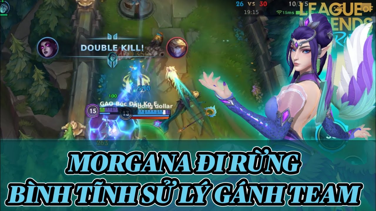 [LMHT:Tốc Chiến] Morgana đi rừng farm cực nhanh sử lý bình tĩnh gánh ...