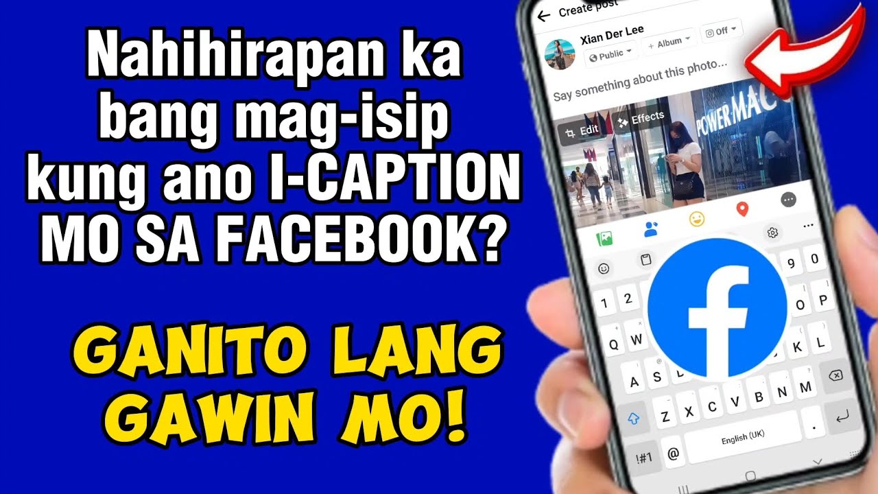 Paano Maglagay Ng Auto Caption Sa Fb Post | IMAGE TO CAPTION - YouTube