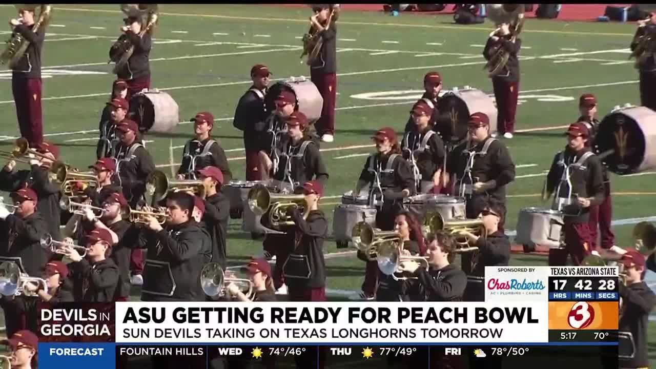 Arizona State prepares for Peach Bowl in Atlanta - YouTube