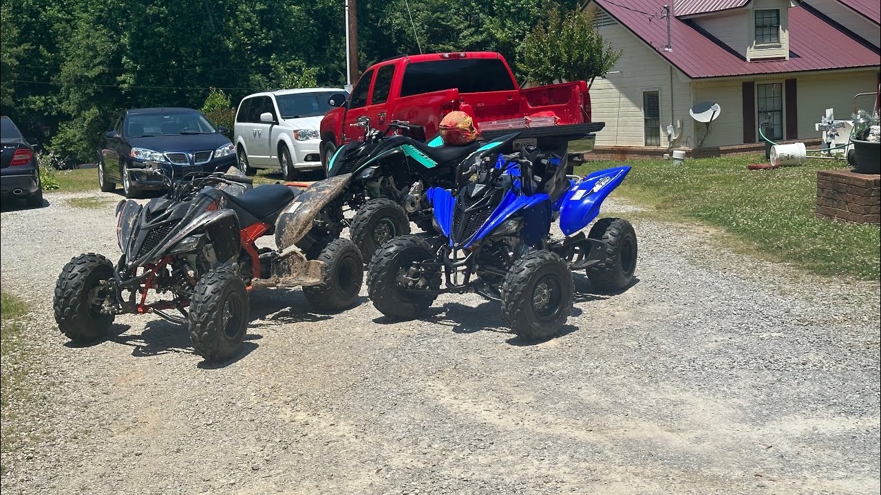 3 Raptor 700 riding (holeshot, racing, etc)#foryou #raptor700 #trending ...