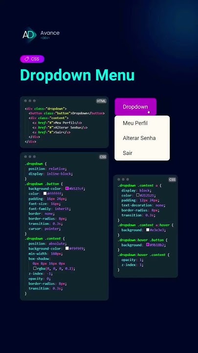 Dropdown Menu 🚀🚀🚀🚀 Coding Css3 Webdesign Programming Html Cssgrid Csstricks Youtube