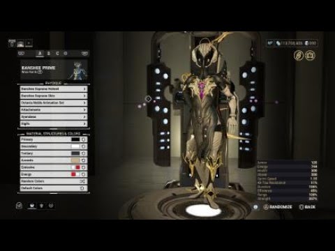 Warframe banshee prime build - YouTube