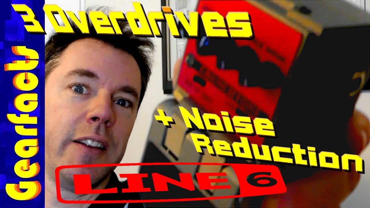 Line 6 Crunchtone: Three Overdrive pedals in one PLUS noise reduction ...