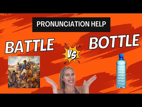 Battle vs Bottle - Pronunciation Help (American English) - YouTube