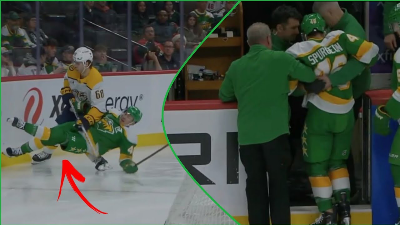 Jared Spurgeon Injury - Wild's Spurgeon OUT After Dirty Slew Foot by ...