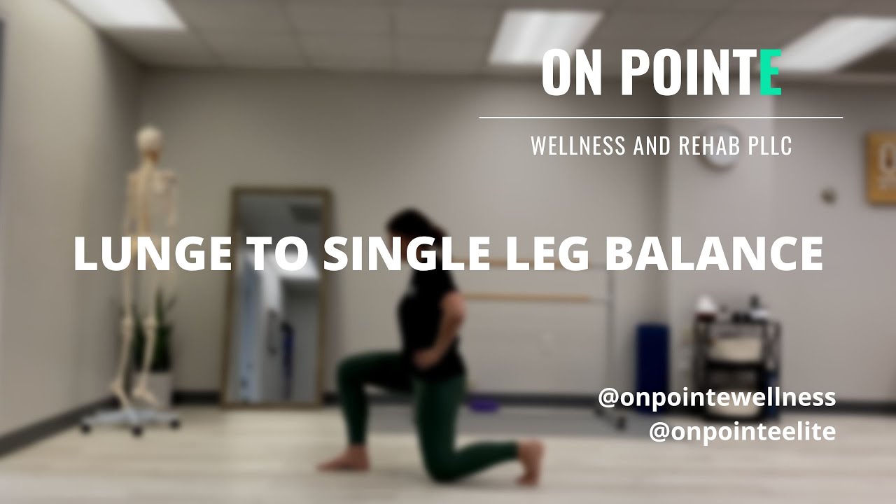 Lunge to Balance - YouTube
