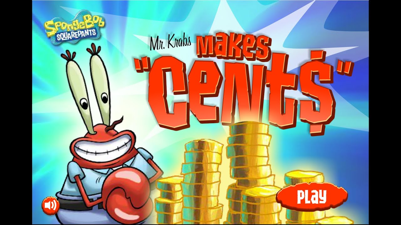SpongeBob: Mr. Krabs Makes "Cent$" - YouTube