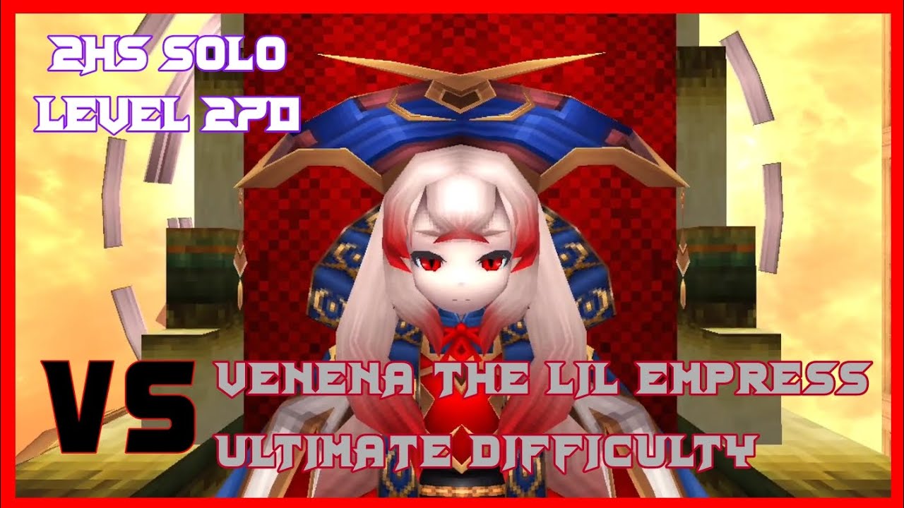 Toram Online | 2HS Solo Level 270 VS Venena "The Lil Empress" Coenubia ...