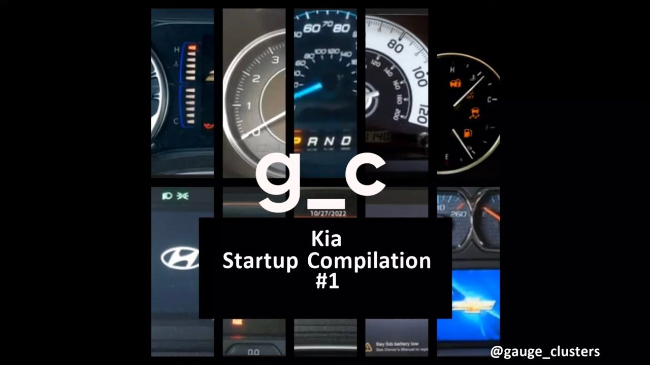 Kia Startup Compilation #1 - YouTube