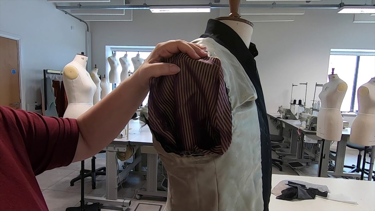 jacket completion/armhole edge - YouTube