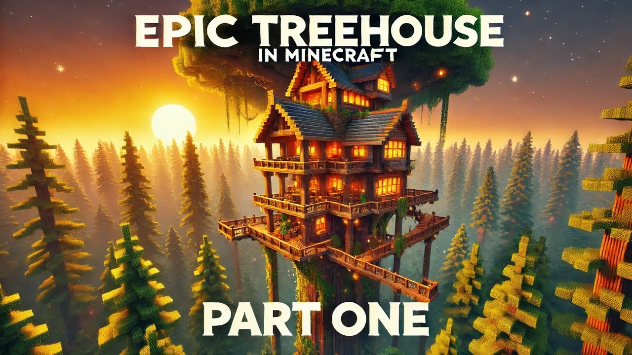 Ultimate treehouse in Minecraft part two - YouTube