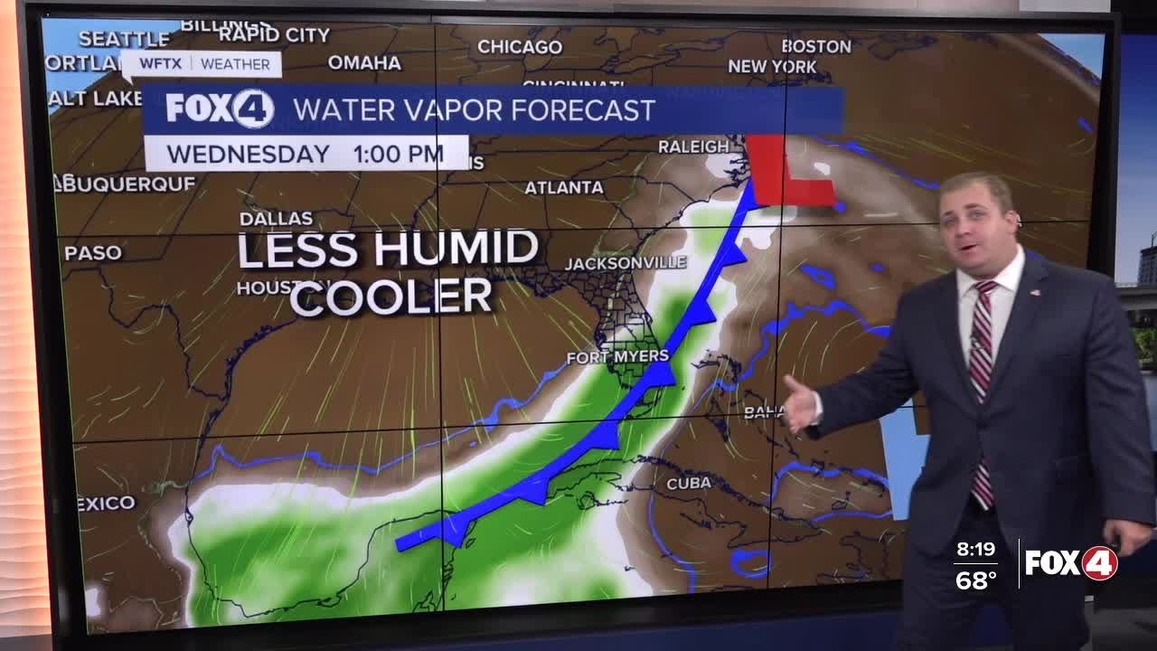 FORECAST: Strong cold front set arrive on Wednesday - YouTube