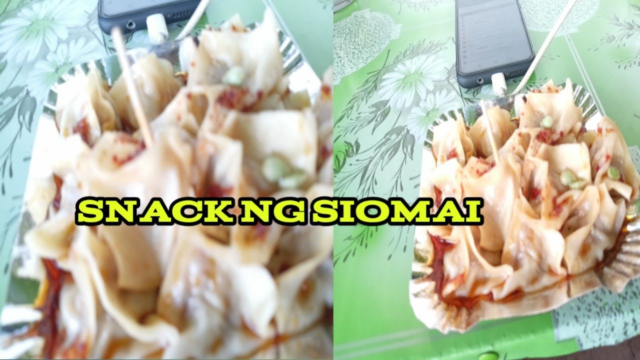 #mysnack siomai ang anghang_tara its lamon time_ok kayo lami kayo ll ...