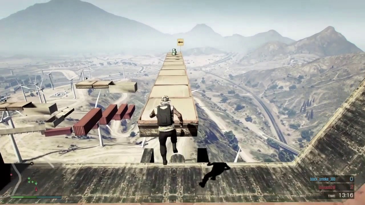 (Gta 5 online) - WINDMILL PARKOUR!!! - YouTube