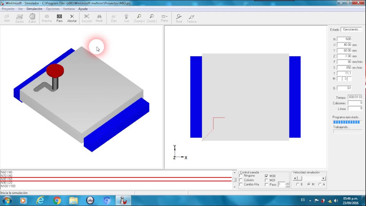 Maquinado1 WinUnisoft - YouTube