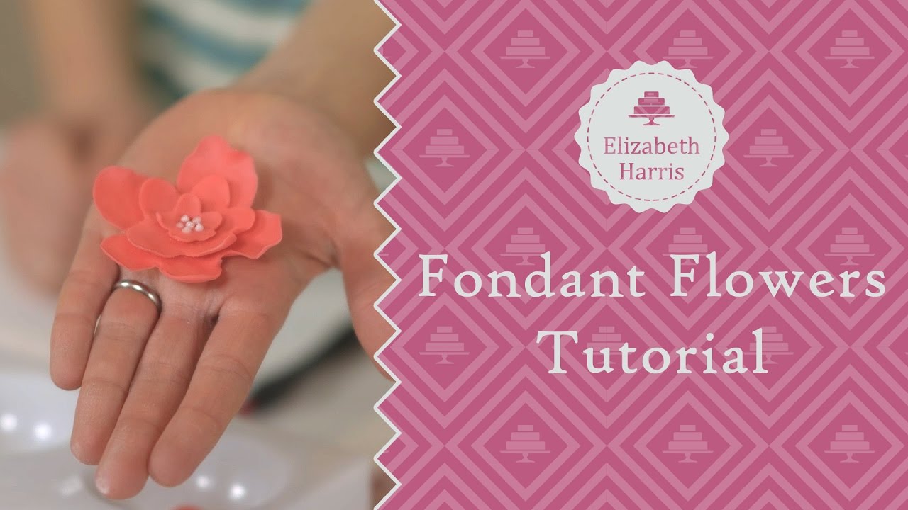 Cake Decorating Tutorial | Easy Fondant Flowers - YouTube