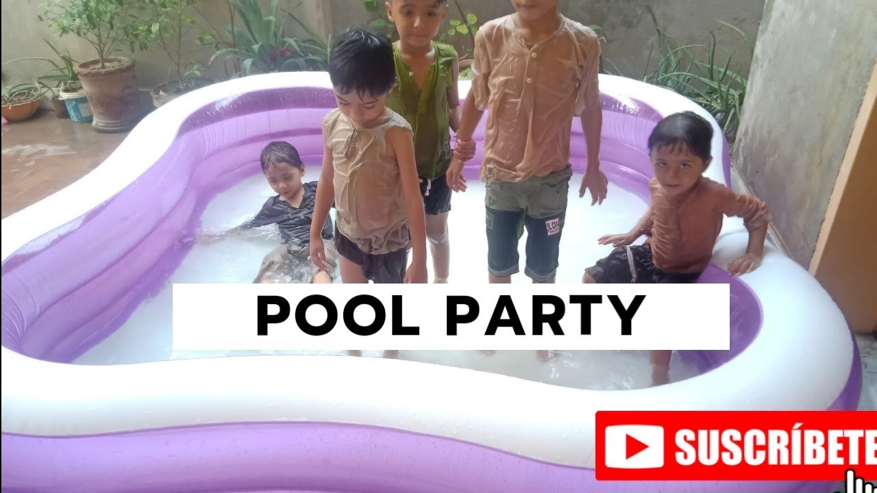 Big pool pary part 2 /new pool la liya sab na bhot enjoy kiya - YouTube