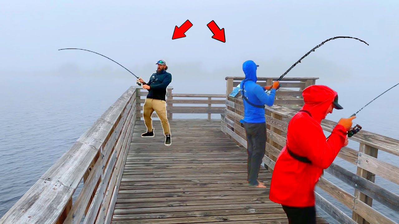 We Found a Hidden Pier with Lots of Fish - YouTube
