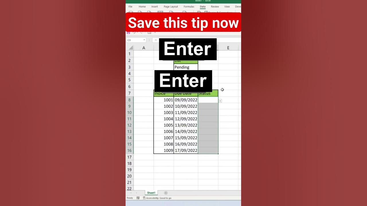 Drop Down In Excel Exceltips Youtubeshorts Shorts Shortsfeed Feedshorts Computer Youtube