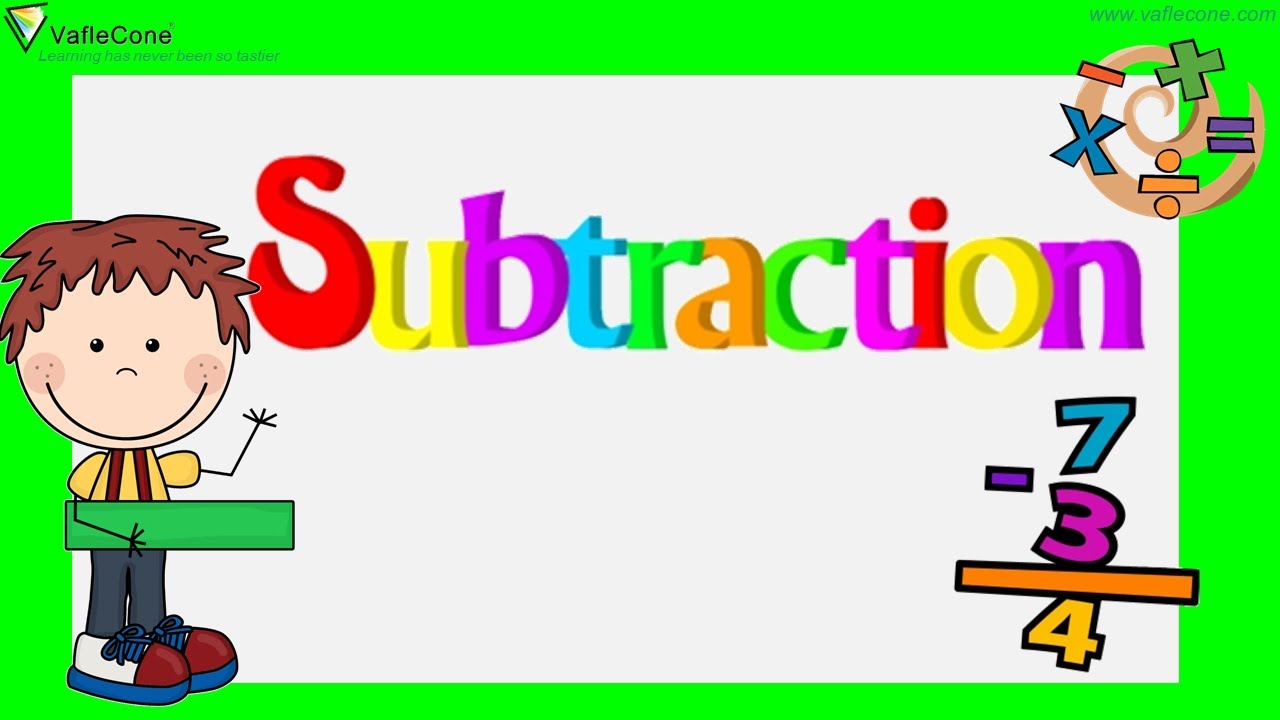 Learn Subtraction for kindergarten l Learn basics of subtraction l ...