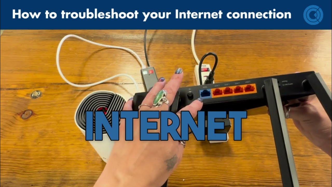How to troubleshoot your Internet connection - YouTube