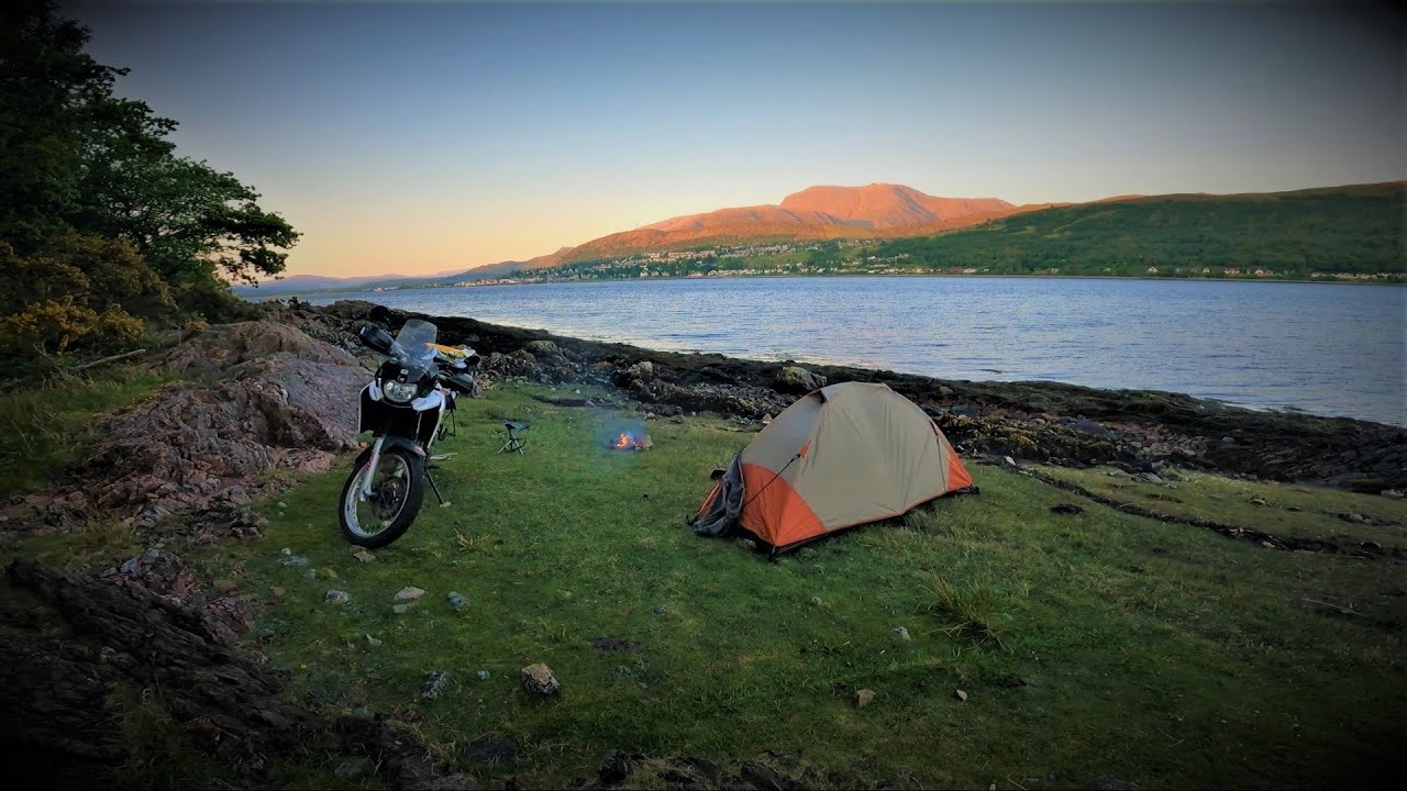 Wild Moto Camping Scotland on 125 - part two 💕🏍🏕 - YouTube