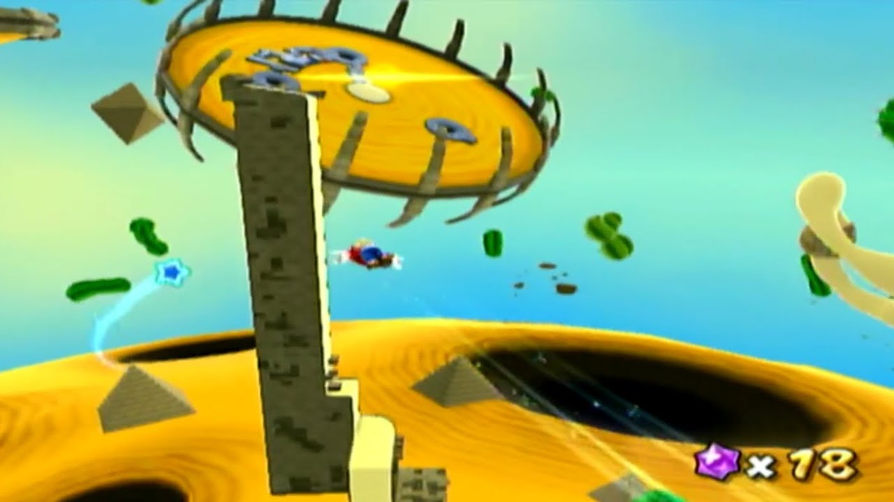 Super Mario Galaxy - Part 31 - Blasting Through the Sand - YouTube