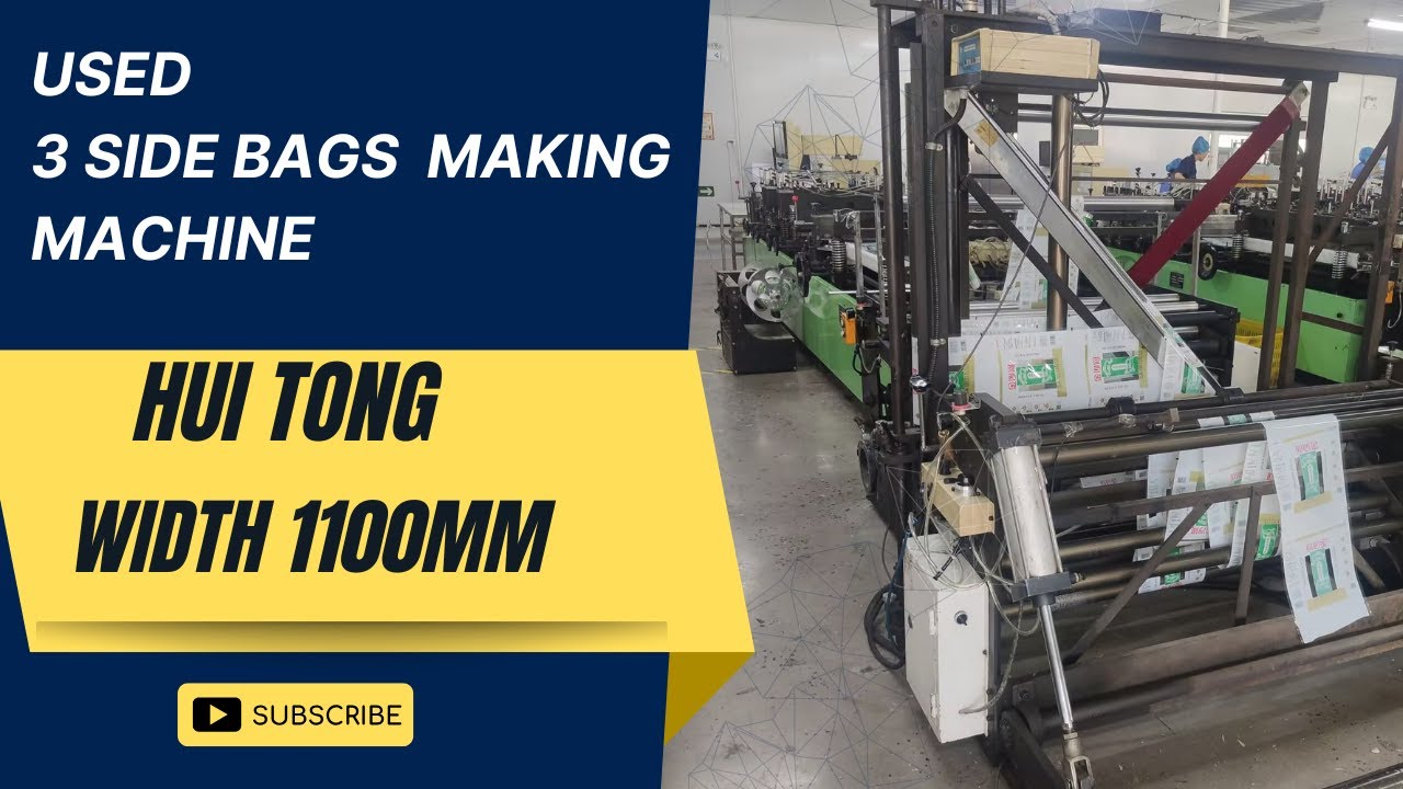 Huitong brand Three-Side Seal Bag-Making Machine with Dual Unwinding ...
