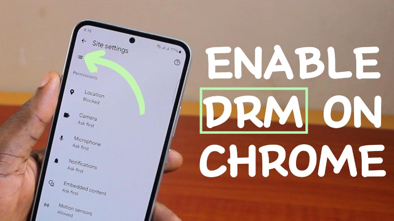 How to Enable DRM on Chrome Mobile - YouTube