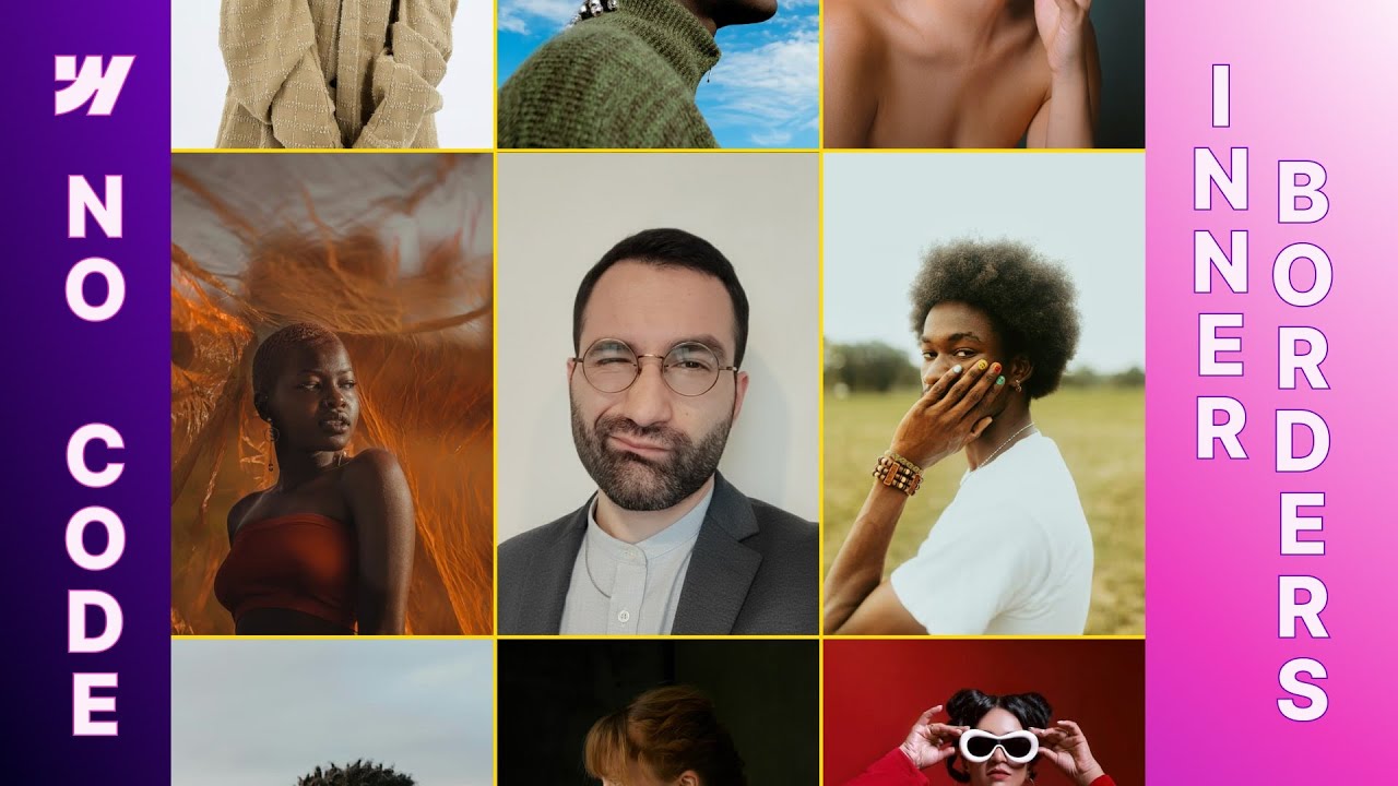 How to Add Inner Borders to a Webflow Grid — Fully Responsive & Accessible - YouTube