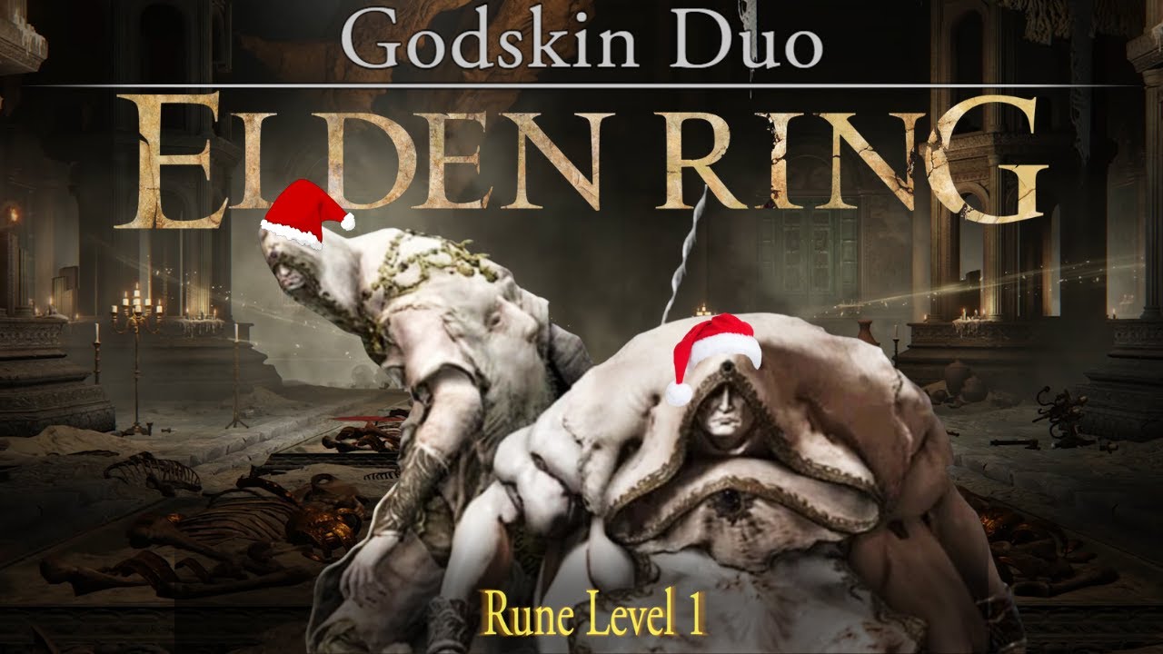 Rune Level 1 Godskin Duo w/ Serpent Hunter | Elden Ring | No Summons ...