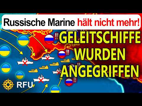 Offiziell: Russische Flotte flieht! Begleitschiffe lassen Schiffe nach Angriffen im Stich