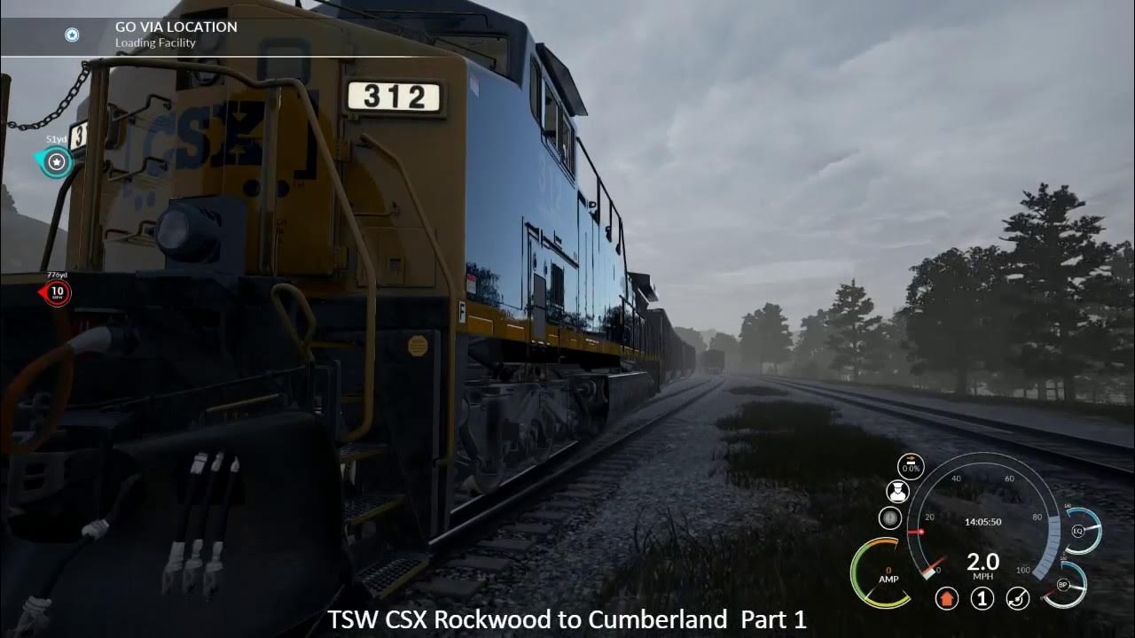 TSW CSX Rockwood to Cumberland Part 1 Loading - YouTube