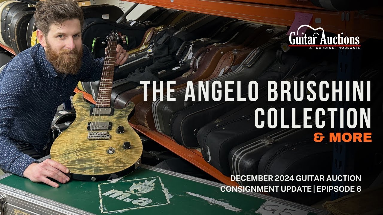 Angelo Bruschini (Massive Attack) & More | December 2024 Guitar Auction ...