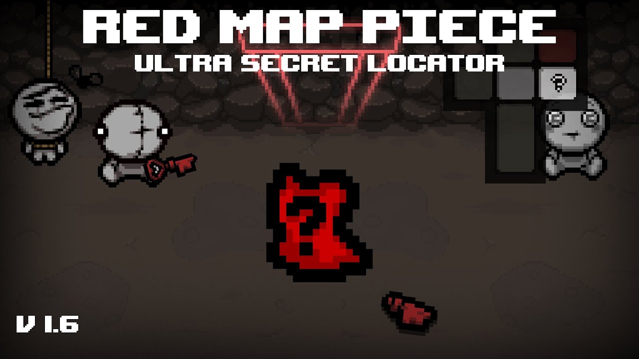 Red Map Piece - Mod | The Binding of Isaac: Repentance - YouTube