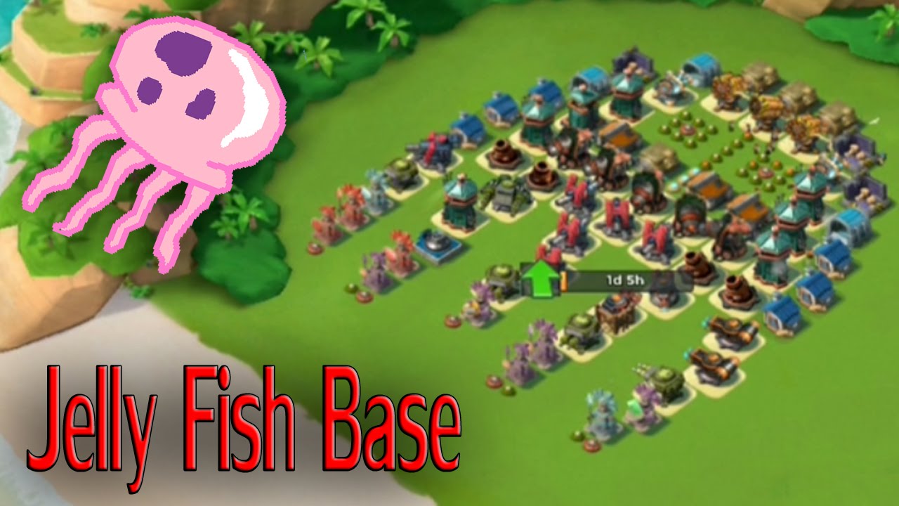Jelly Fish Base Vs Hammerman Event | MUST DEFEND | Boom Beach - YouTube