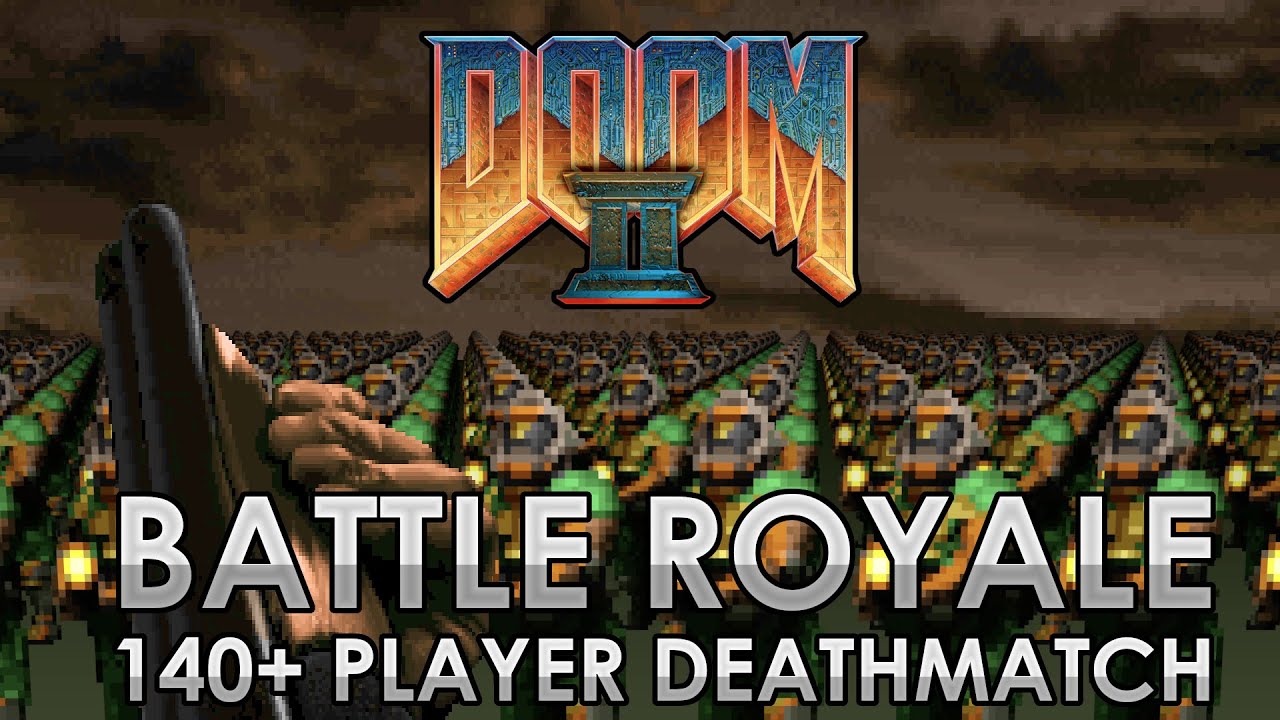 DOOM II Battle Royale: 140+ Player Deathmatch - YouTube