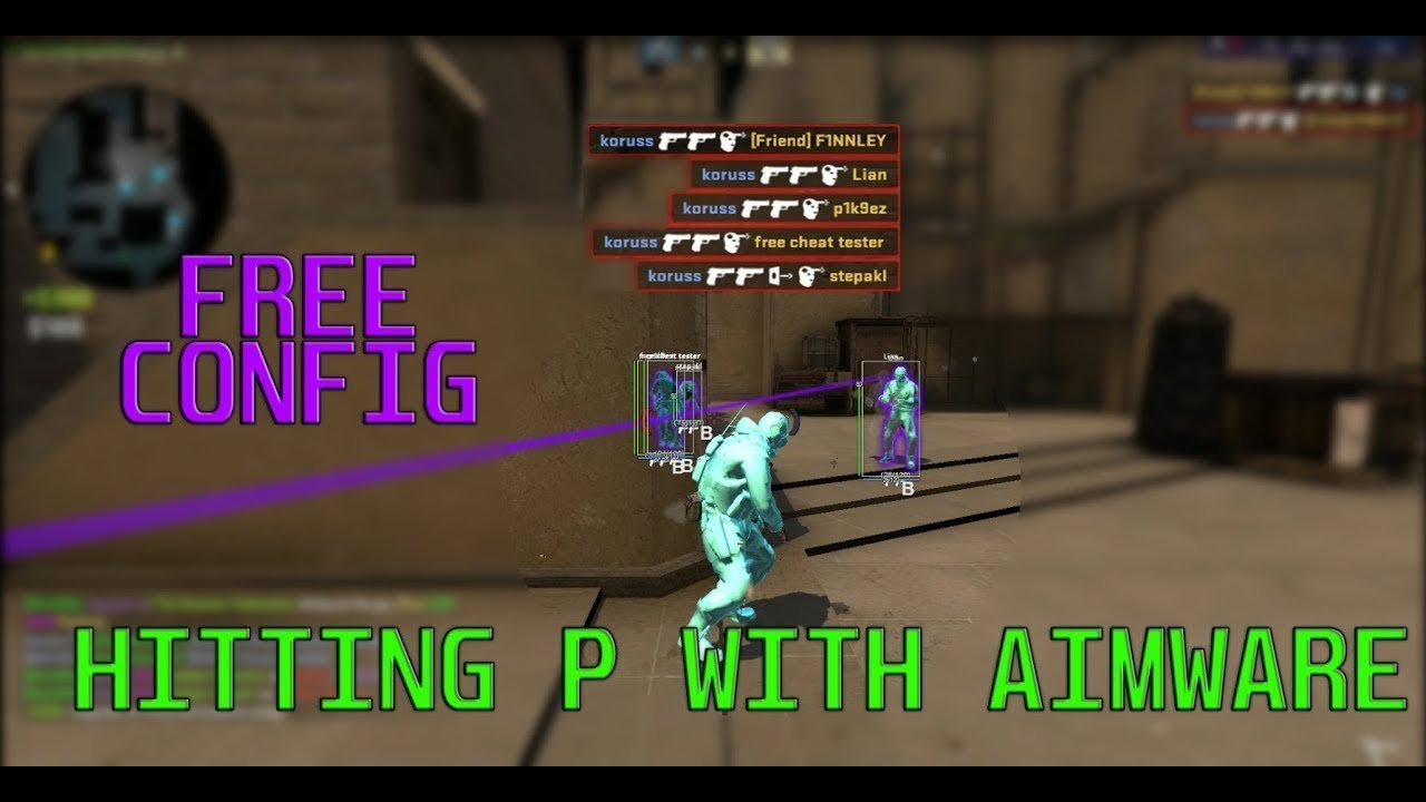 CS:GO HvH | AIMWARE v4 UNHITTABLE AA | BEST Free HvH Configs - YouTube