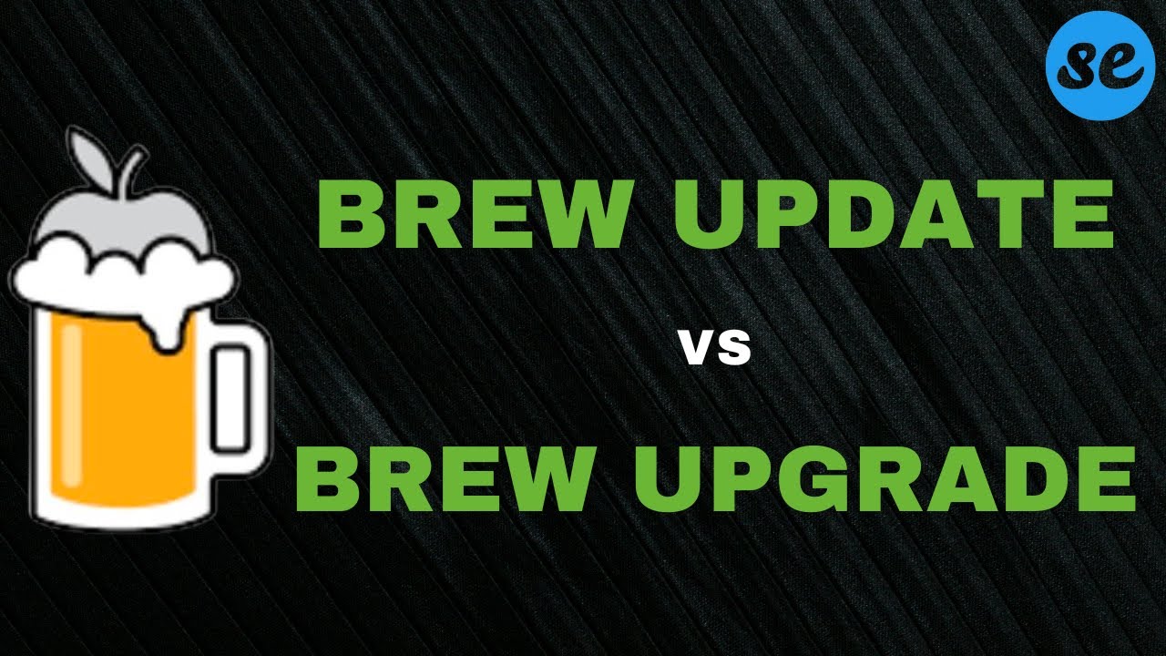 brew update vs brew upgrade || Homebrew Course - YouTube