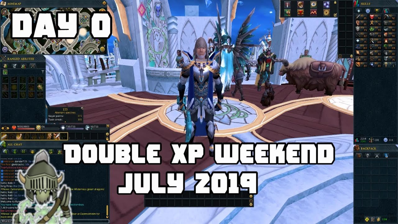 RS3 Double XP Weekend Starts Tomorrow Lets Open Chests To Celebrate
