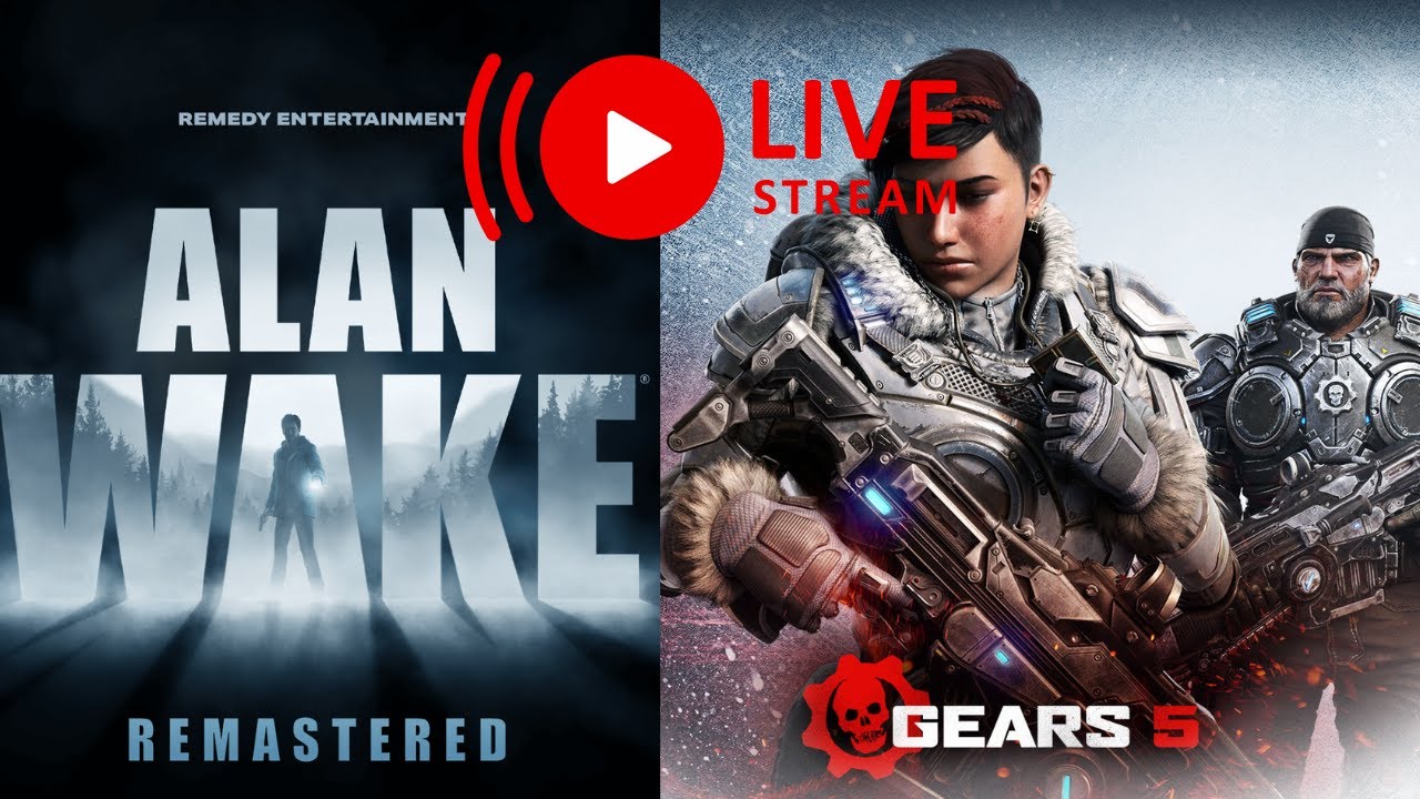 ALAN WAKE STORY MODE PT 1 + GEARS 5 ONLINE MODE LIVE! - YouTube